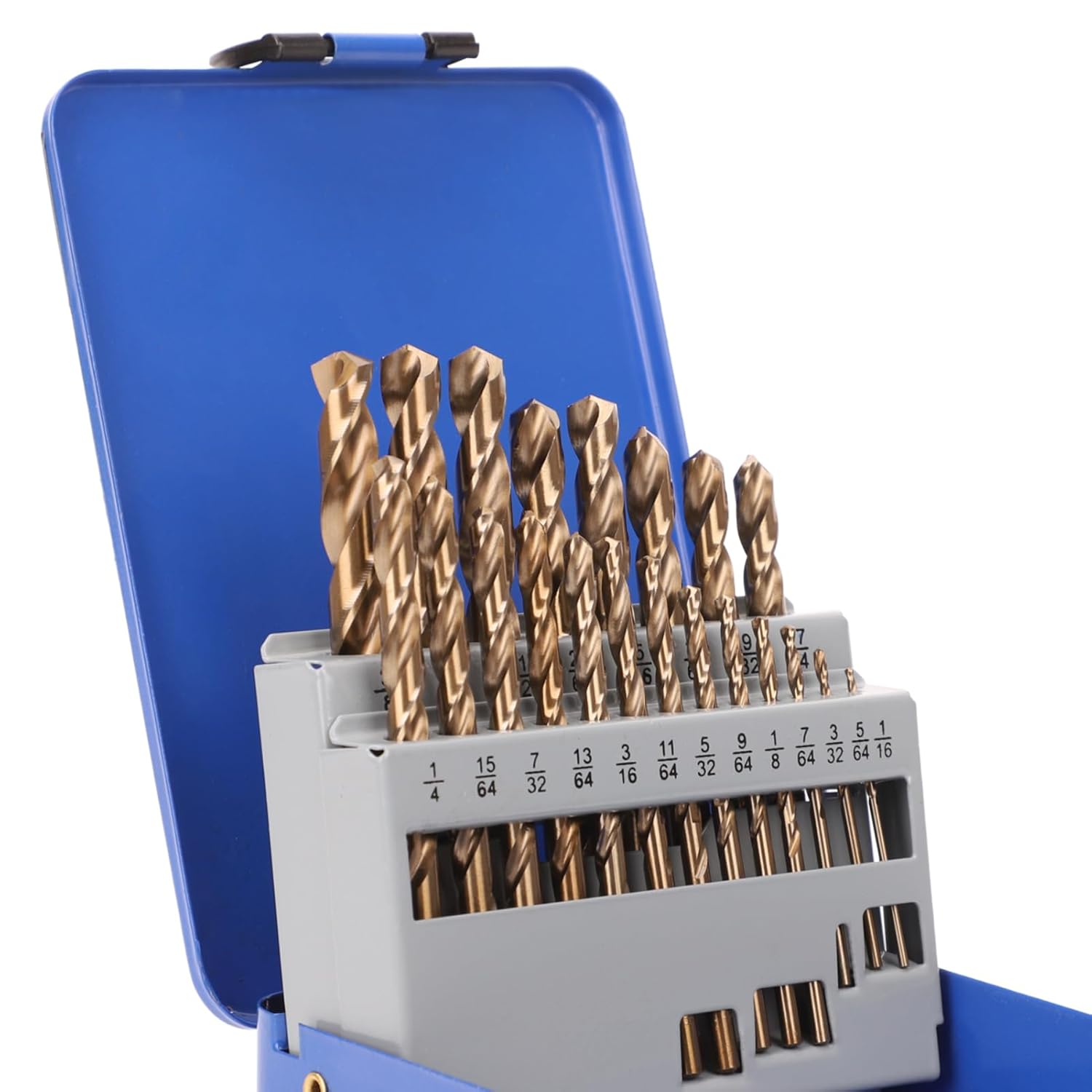 WORTURE Drill Bit Set, Cobalt M35 High Speed Steell Jobber Length Drill ...