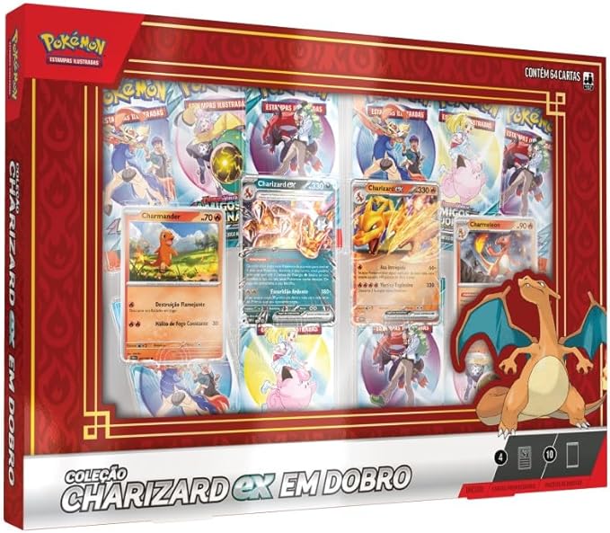 Pokémon TCG, Box Charizard EX | Amazon.com.br