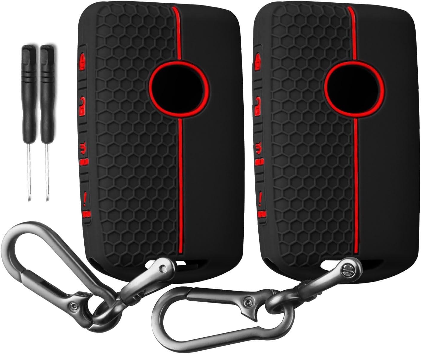 Amazon.com: QBUC 2PCS for Mazda Silicone Rubber Key Fob Cover, Key Case ...