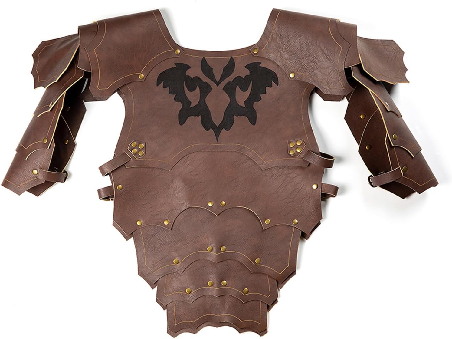 Amazon.com: Viking Leather Armor, Medieval Leather Bracers and Samurai ...