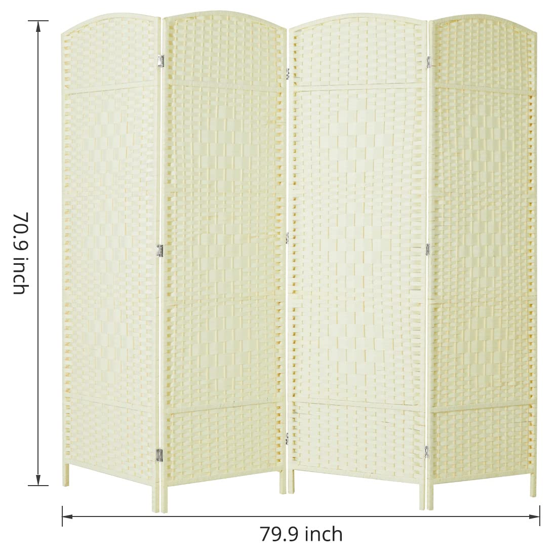 Snapklik.com : Room Divider Wall 4 Panel 6FT Room Divider Panel ...