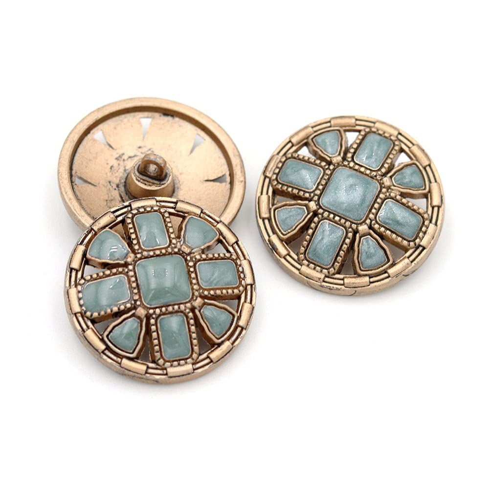 Metal Button Colored Button Sew on Clothes Decorative Buttons for ...