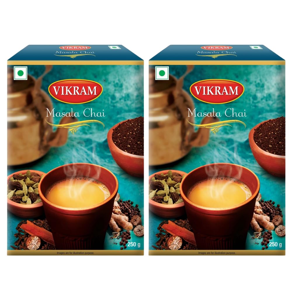 Vikram Masala Chai Tea | Spiced Black Tea Blend With Cloves, Ginger ...