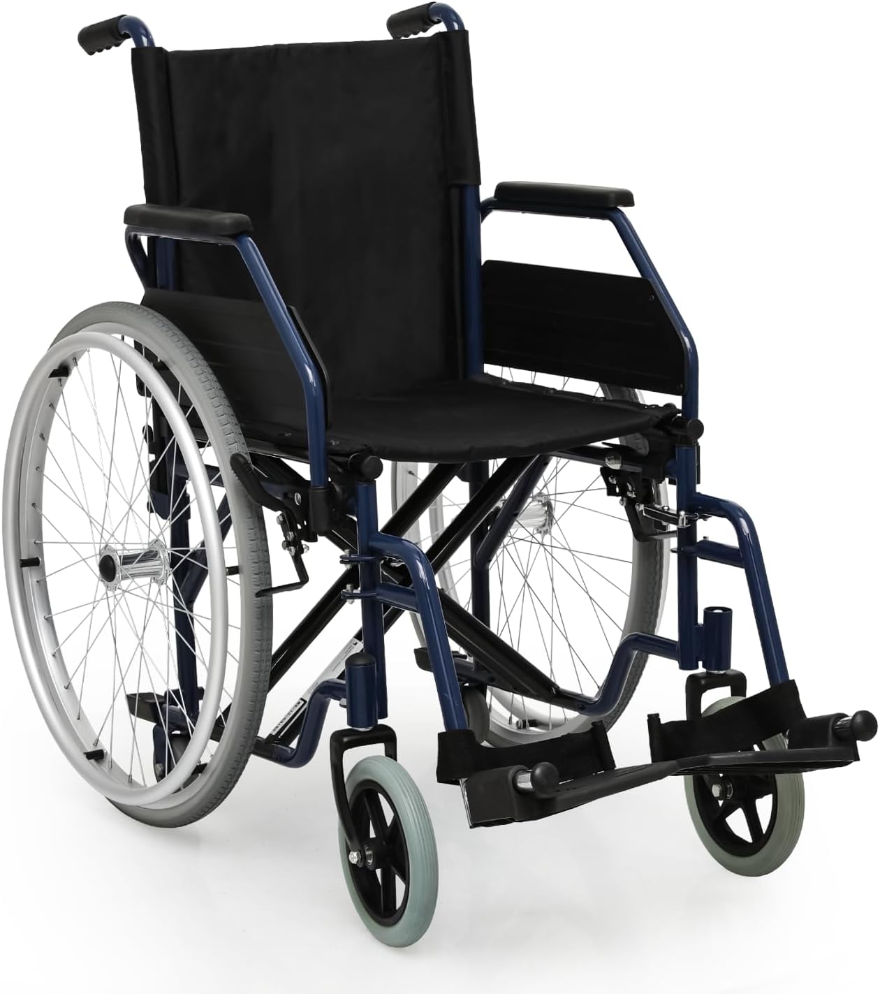 Amazon.com: monicare Folding Self-Propelled Wheelchair, Heavy-Duty ...
