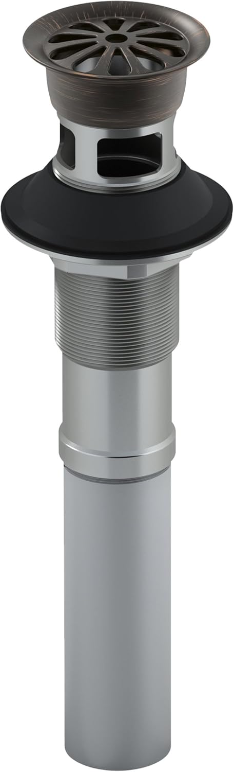 Kohler K-7129-A-2BZ Lavatory Grid Drain Less Overflow, Oil Rubbed ...
