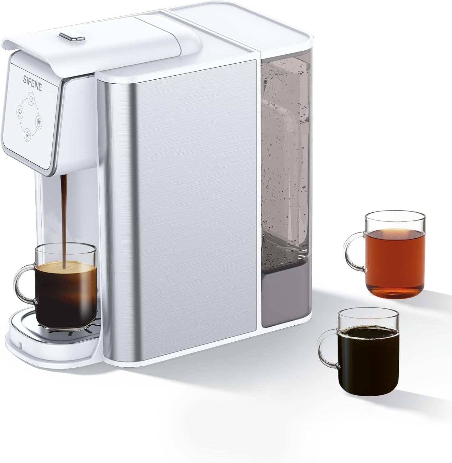 Amazon.com: SIFENE Single Serve Coffee Machine, 3 in 1 Pod Coffee Maker ...