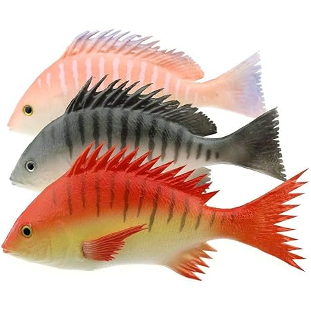 Amazon.com: Gresorth 4 PCS Fake Fish Ornament Artificial Food Model ...