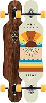 Amazon.com : Arbor Longboard Complete Genesis Drop Through 9.25" X 38 ...