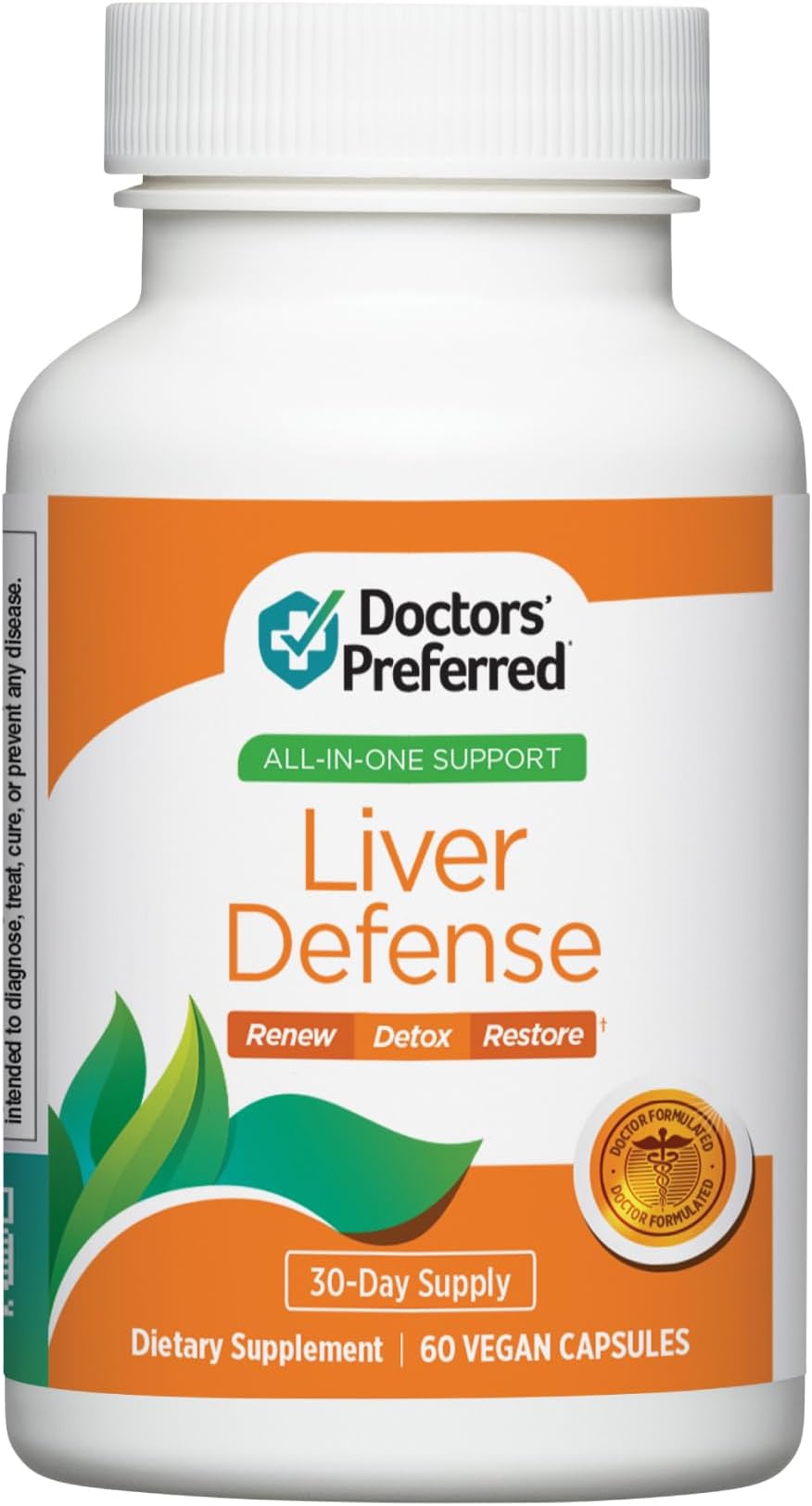 Amazon.com: DOCTORS' PREFERRED Liver Defense with Milk Thistle | 60 ...