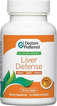 Amazon.com: DOCTORS' PREFERRED Liver Defense with Milk Thistle | 60 Capsules : Health & Household