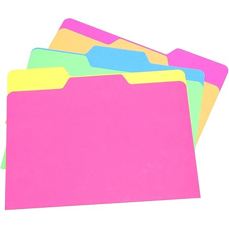 Amazon.com: Find It All Tab Letter Size Interior File Folders, Letter ...