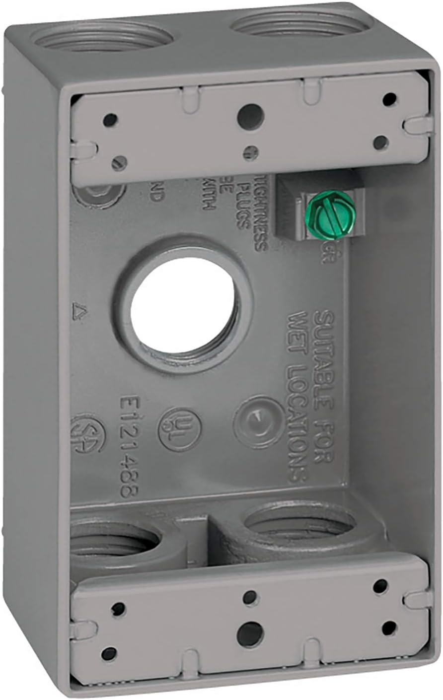 Sigma Engineered Solutions, Gray Sigma Electric 14253-5 3/4-Inch 5 Hole ...