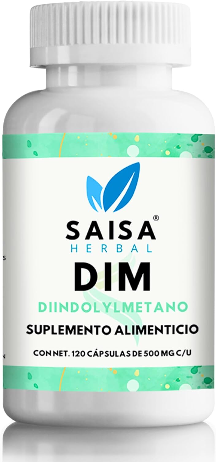 Suplemento Dim (diindolilmetano) 120 Cápsulas Saisa Herbal : Amazon.com ...