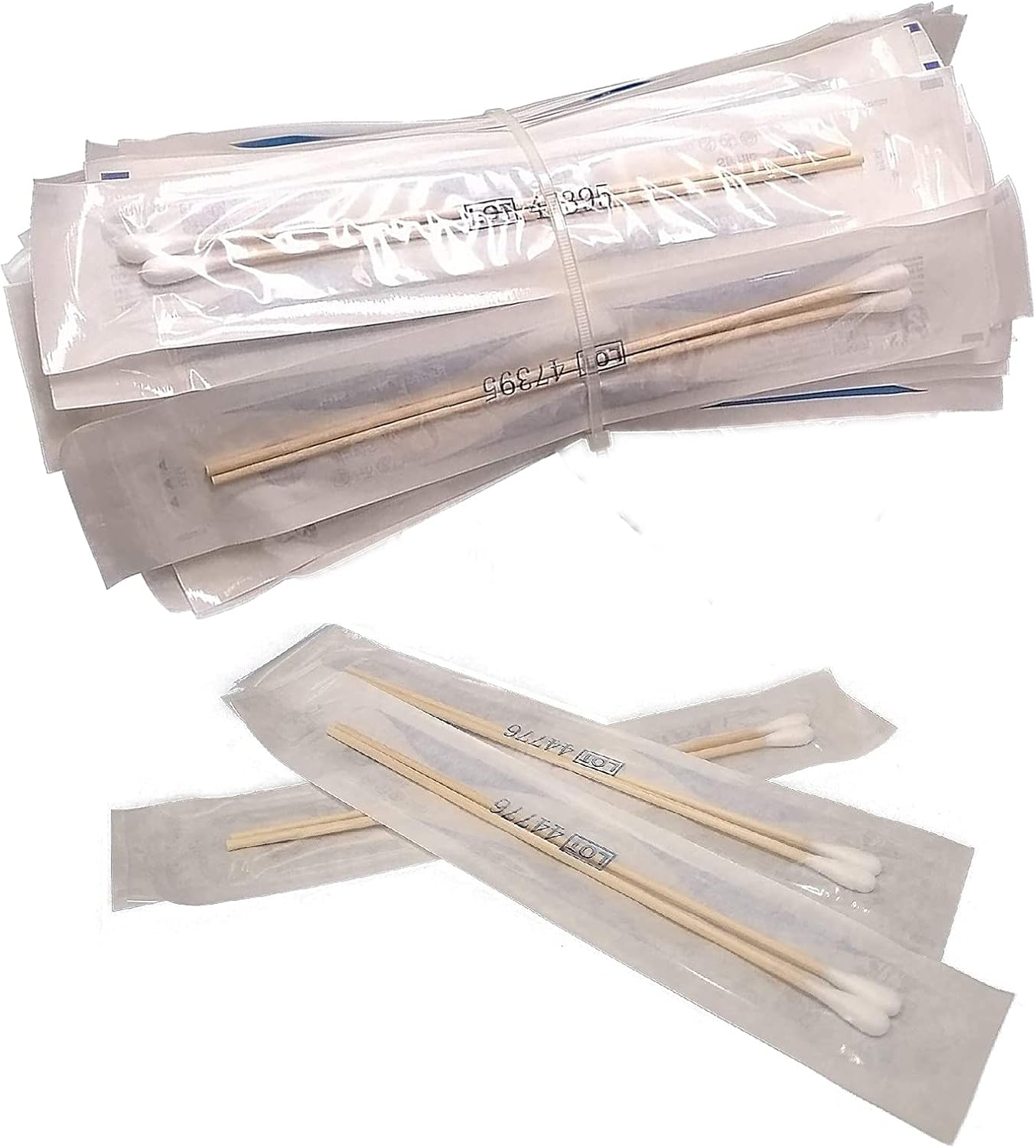 Amazon.com: Cotton Tip Applicators 6 inch Sterile 200 Swabsticks - Long ...