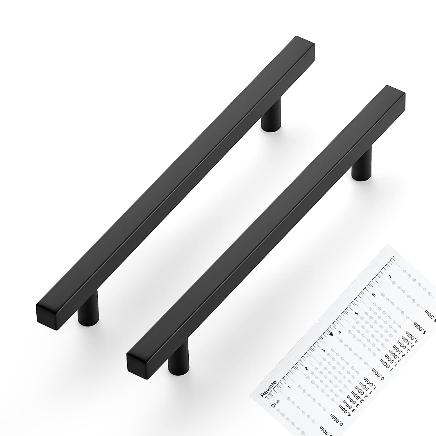 Ravinte 20 Pack Matte Black Cabinet Pulls 6-1/4 inch Black Cabinet ...