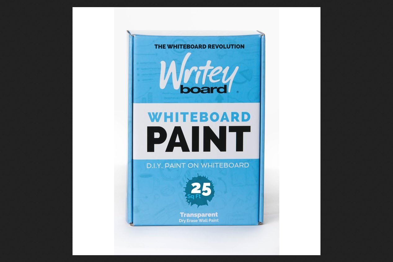 Amazon.com: Writey Board Hi-Gloss Clear Whiteboard Paint 1 gal ...