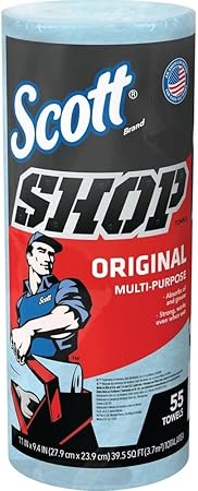 Amazon.com: Scott Shop Original Towel Roll (75147), 55 Count (Pack of 1 ...