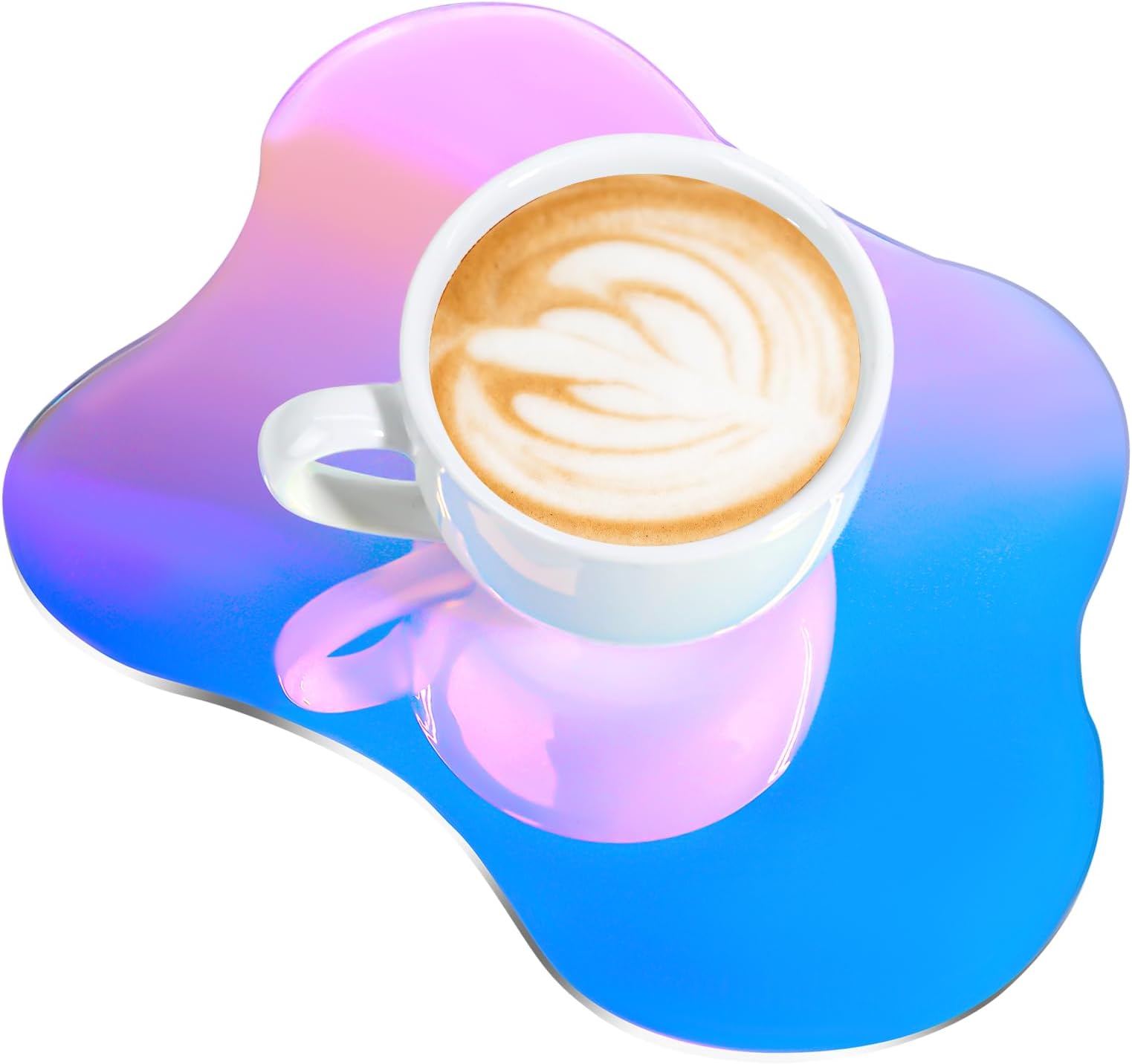 Amazon.com: 2pcs Acrylic Coaster, Acrylic Desk Coaster, Transparent ...