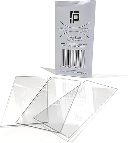 Amazon.com: Ridge Products 10 Pack of 2x4.25 Clear Welding Lenses ...