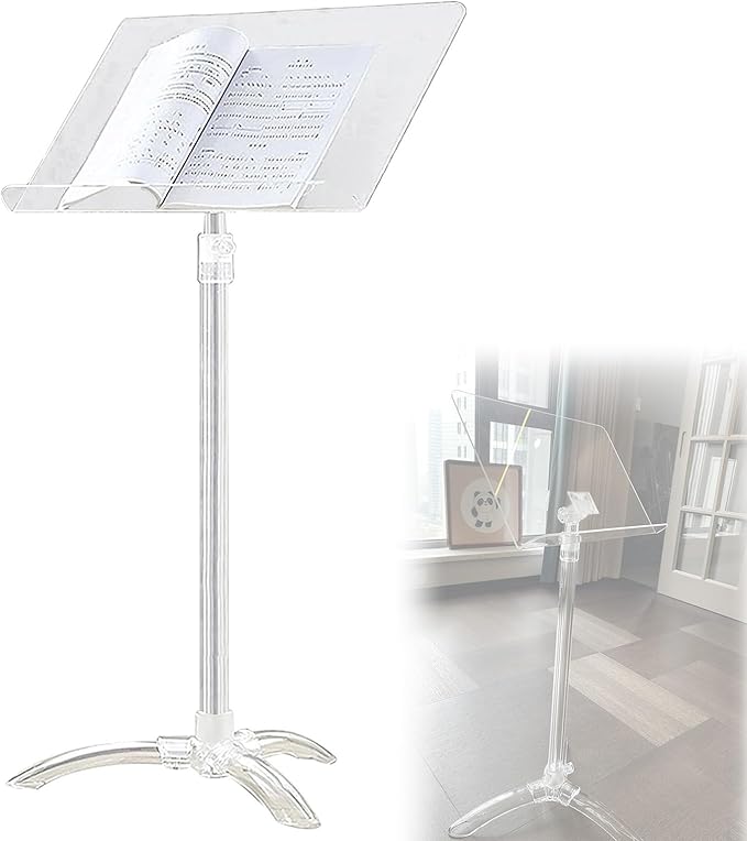 Amazon.com - WORDFUN Portable Violin Music Stand, Acrylic Sheet Music ...
