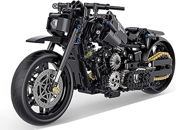 CIJINAY Motorcycle Model Building Block Kit, 586 PCS Technic Motorbike ...