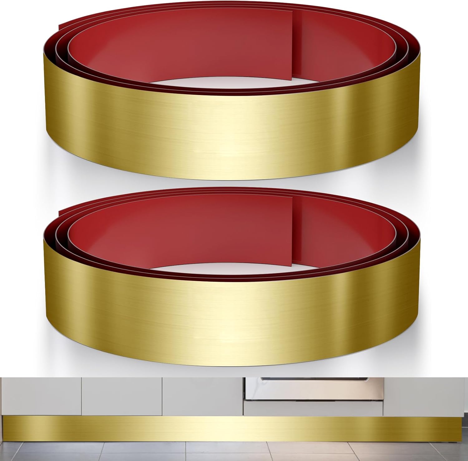 Amazon.com: Sanbege 2 Pcs Stainless Steel Toe Kick Cover, 4" x 102 ...