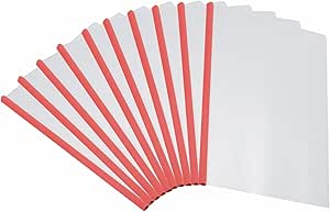 PATIKIL Clear Report Covers with Sliding Bar, 10 Pcs 10mm Slide-Grip ...