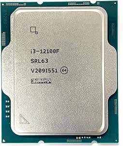 CPU I3-12100F I3 12100F 3.3GHz Quad-Core 8-Thread CPU Processor L3=12M ...
