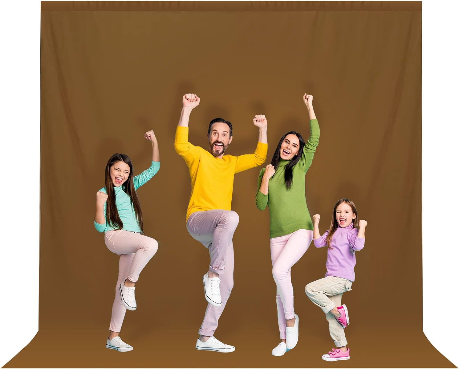 LimoStudio Photo Studio 10 x 20 Ft Brown Muslin Backdrop Photography ...