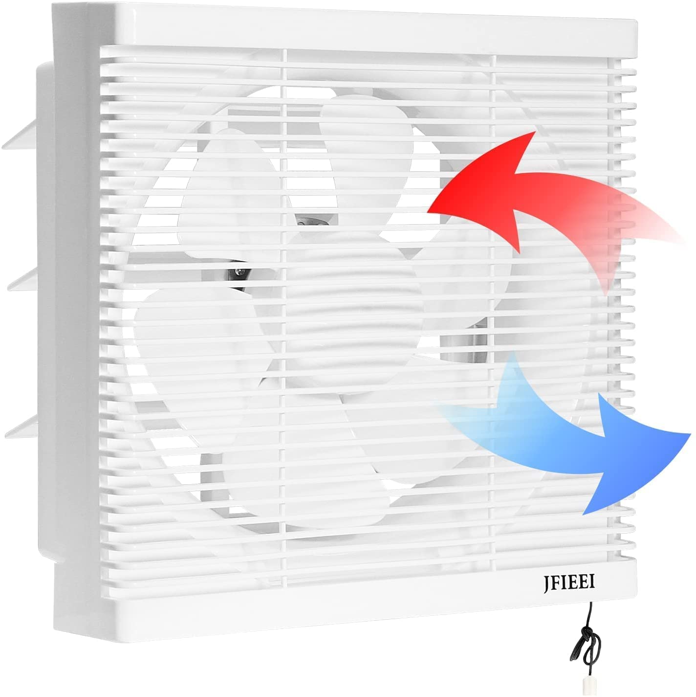 Jfieei Window Exhaust Fan 12 Inch Bathroom Window Fan 647 | Desertcart ...