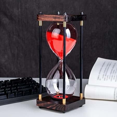 Amazon.com: Antique Floral Decorative Hourglass Sand Timer - 15 Minute ...