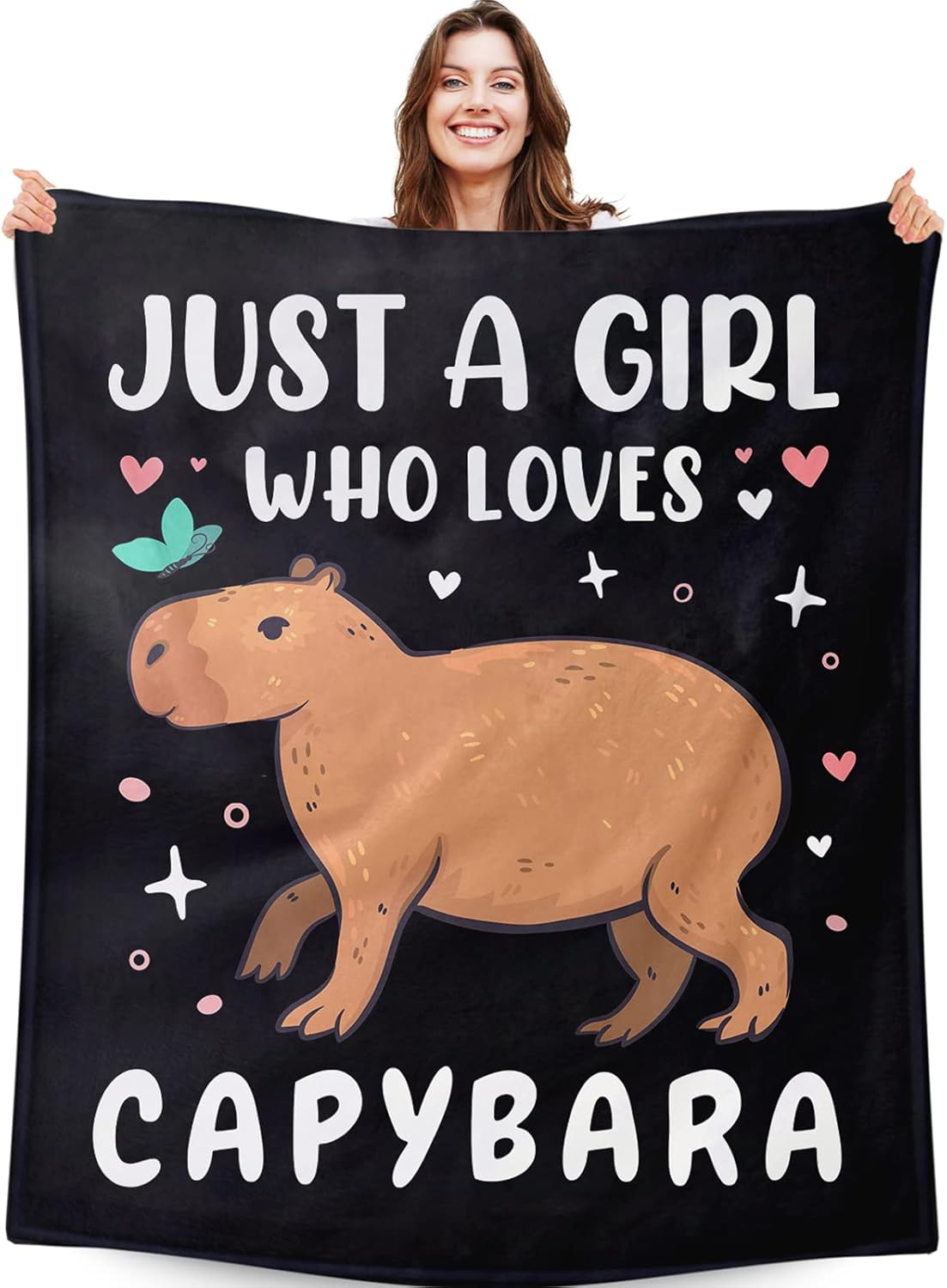 Amazon.com: Capybara Blanket Gifts, 50"x40" Cute Capybara Animal Throw ...