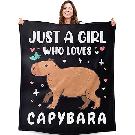 Amazon.com: Capybaras Blanket Gift for Girls Boys Kids-40x50 Inches ...