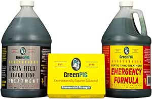 Amazon.com: GREEN PIG Drain Field Cleaner, Septic Safe Drain Clog ...