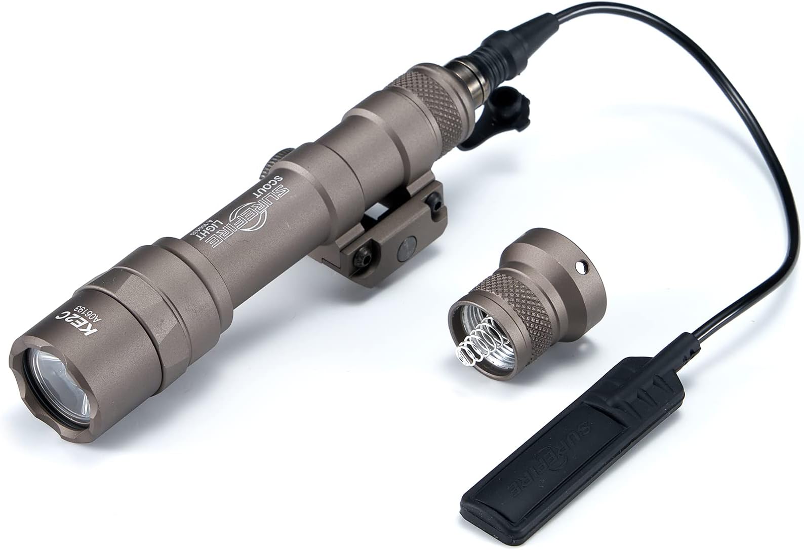 Amazon | WADSN Surefire M300A ミニ LED スカウトライト フラッシュライト 20mm レプリカ デュアル ...