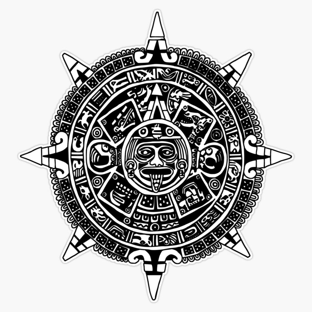 Amazon.com - Magnet Mesoamerica - Aztec Calendar Magnet Vinyl Decal ...