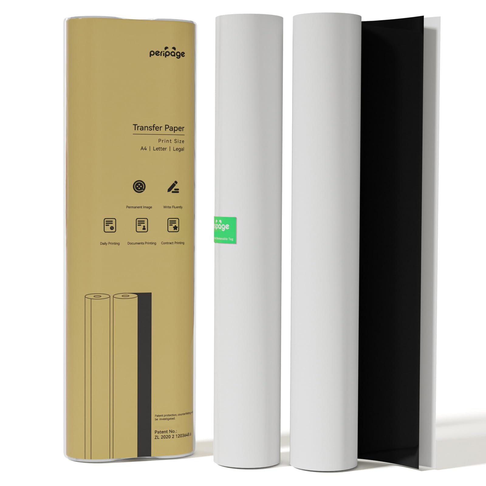 Amazon.com : PeriPage Thermal Printer Paper 8.27" x 11.69", 2 Rolls A4 ...