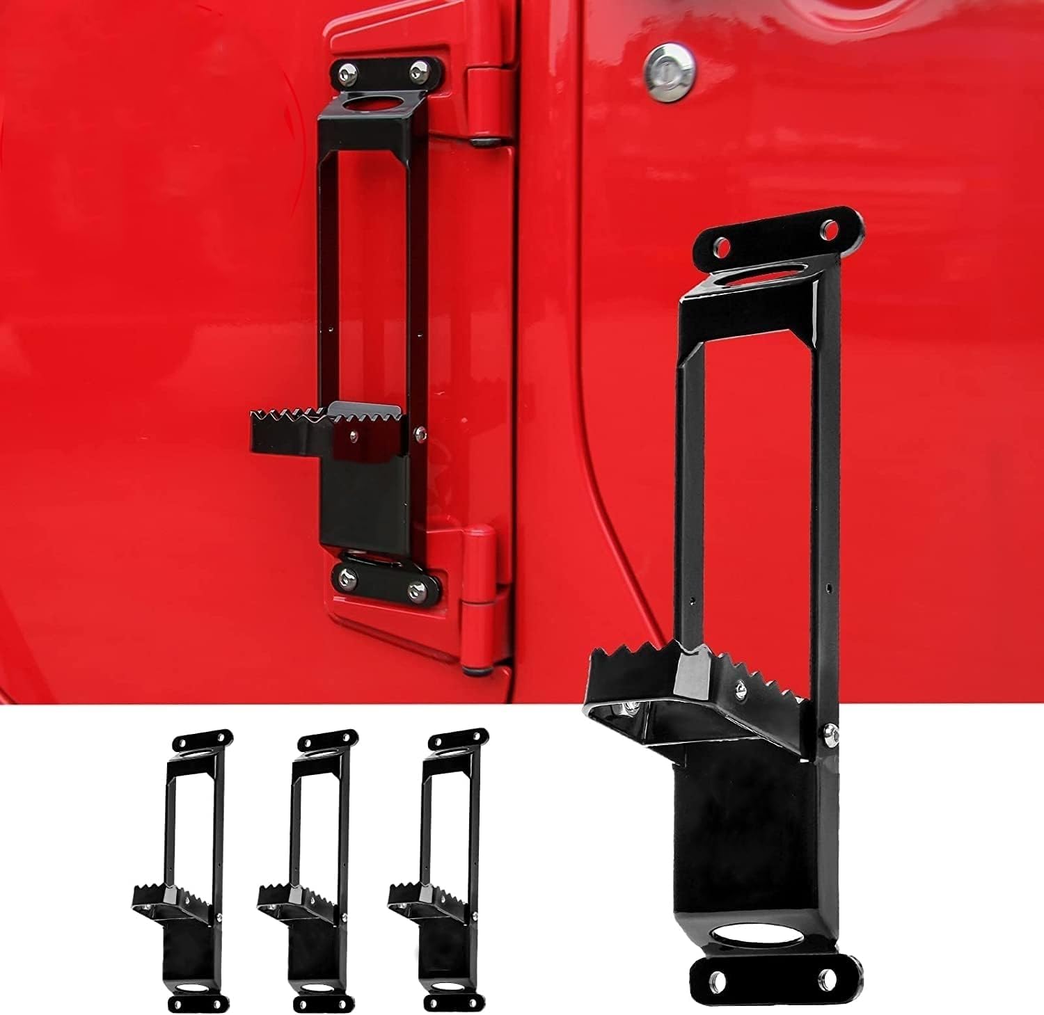 Snapklik.com : JWWY Door Hinge Steps Metal Folding Door Pedal Foot Pegs ...