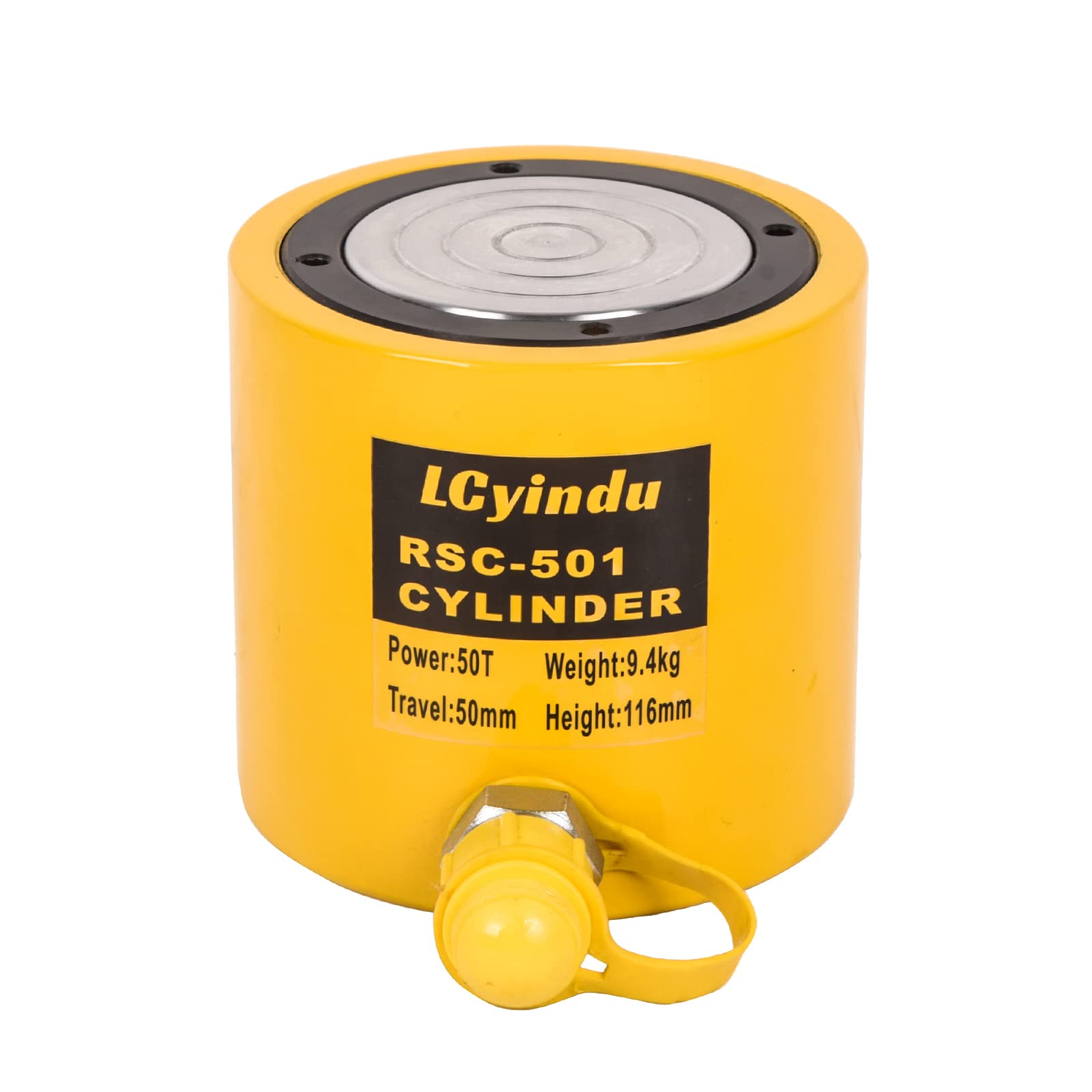 Amazon.com: LCyindu 50T Hydraulic Cylinder Jack Ram 2"(50mm) Stroke ...