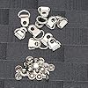 Amazon.com: 100 Sets Shoelace Buckles, 9x14mm D Ring Eyelet Buckles ...