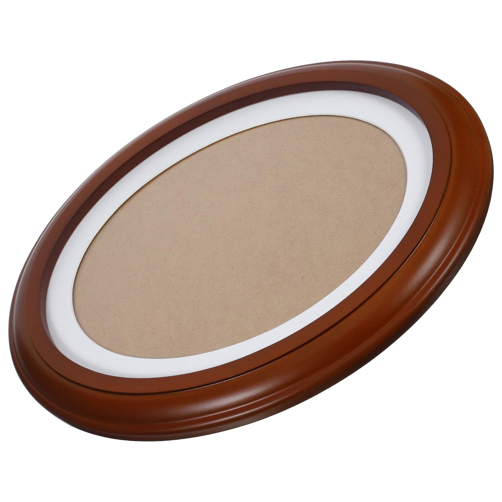 Luxshiny Oval Picture Frames 10 Inch Brown Oval Photo Frames Vintage ...