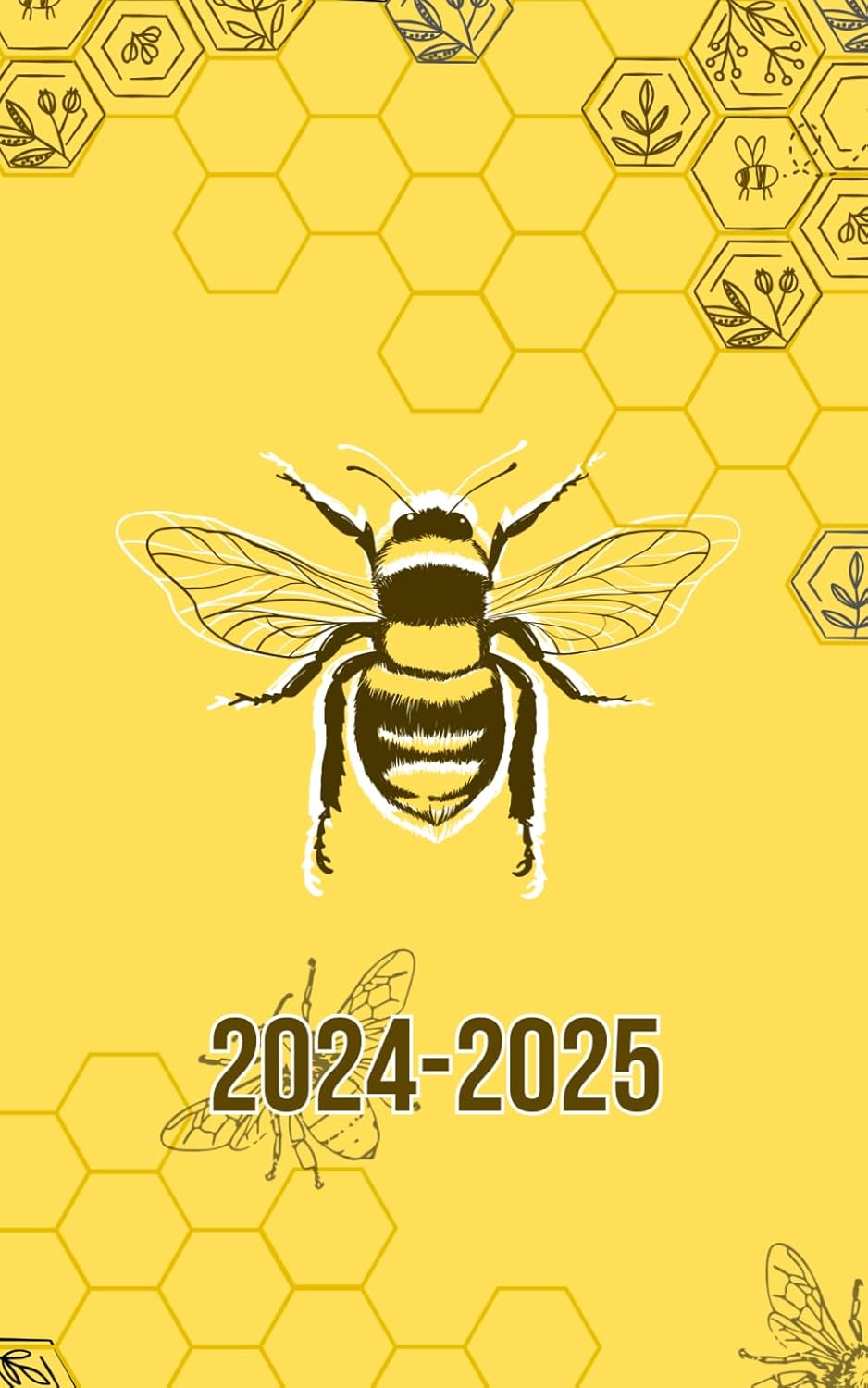 Amazon.com: Bee Diary 2024-2025 5x8" Weekly Planner Diary Address Book ...