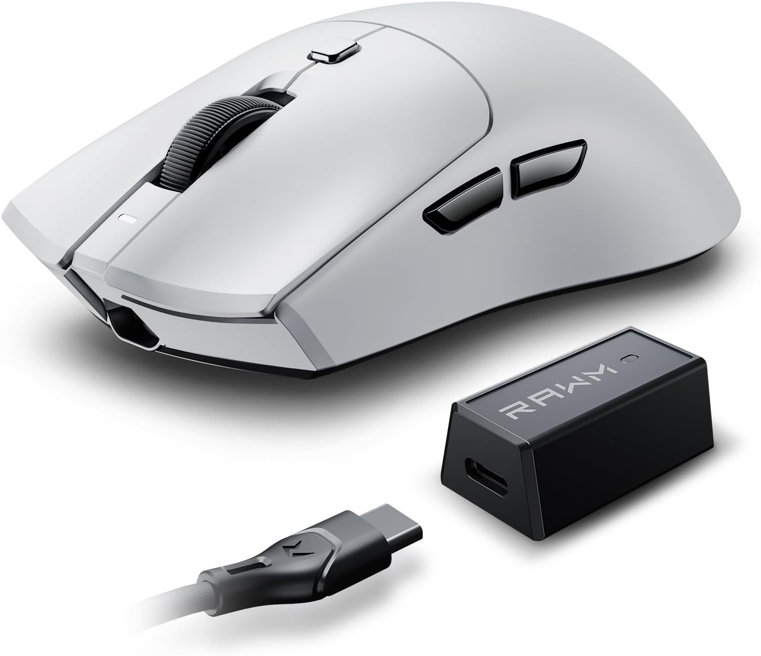 Amazon.com: RAWM SH01PRO 8K Wireless Gaming Mouse, PAW3950 30K DPI ...