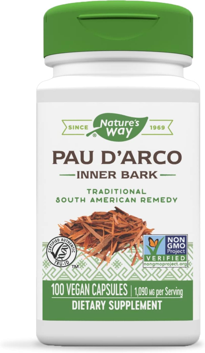 Amazon.com: Now Foods PAU D' Arco, 500 mg, 250 Veg Capsules : Health ...