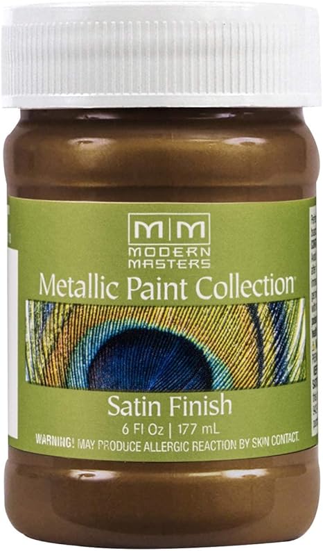 6 oz Modern Masters ME190 Statuary Bronze Metallic Paint Collection ...