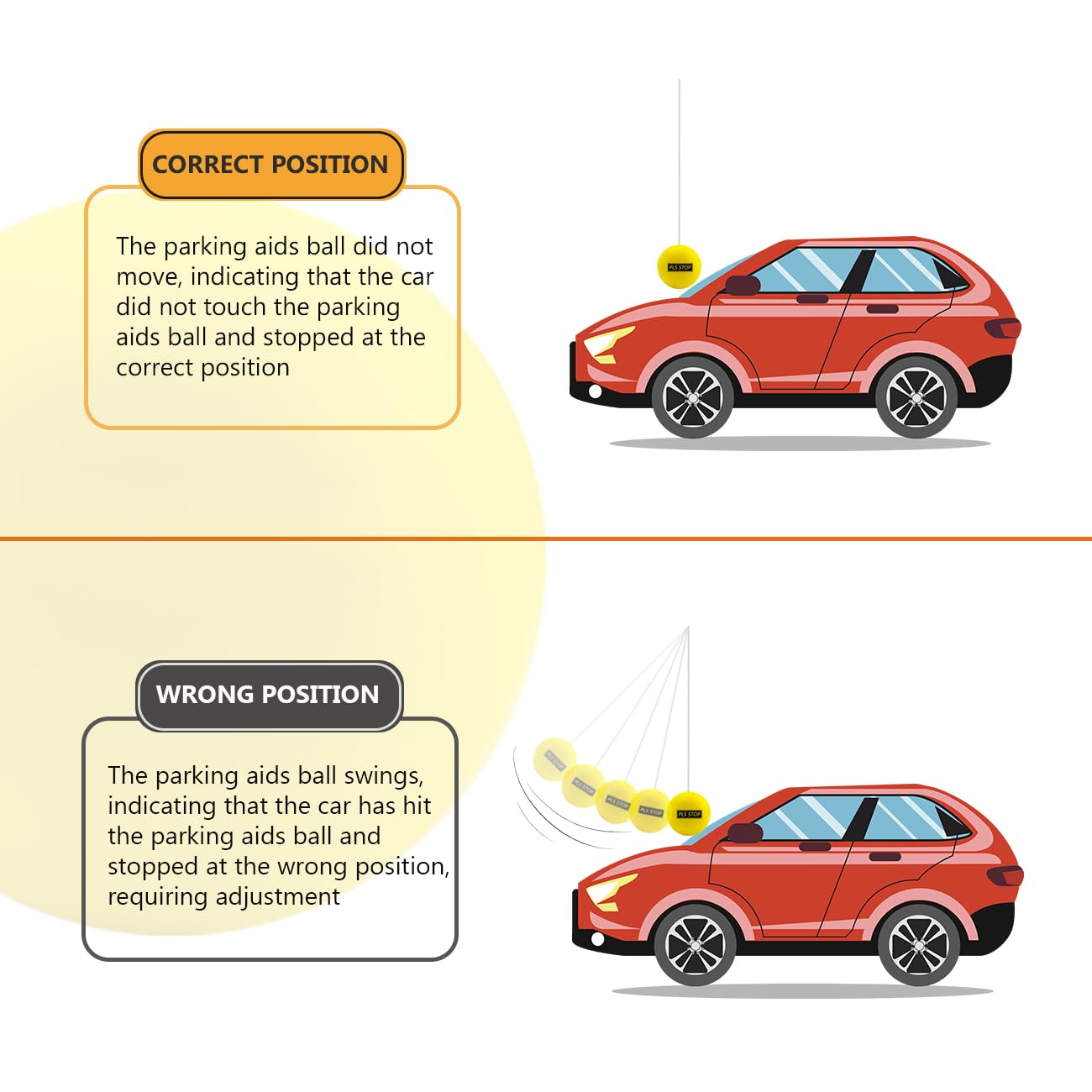 Snapklik.com : ROMASO 2 Pack Garage Parking Aids Ball Garage Parking ...