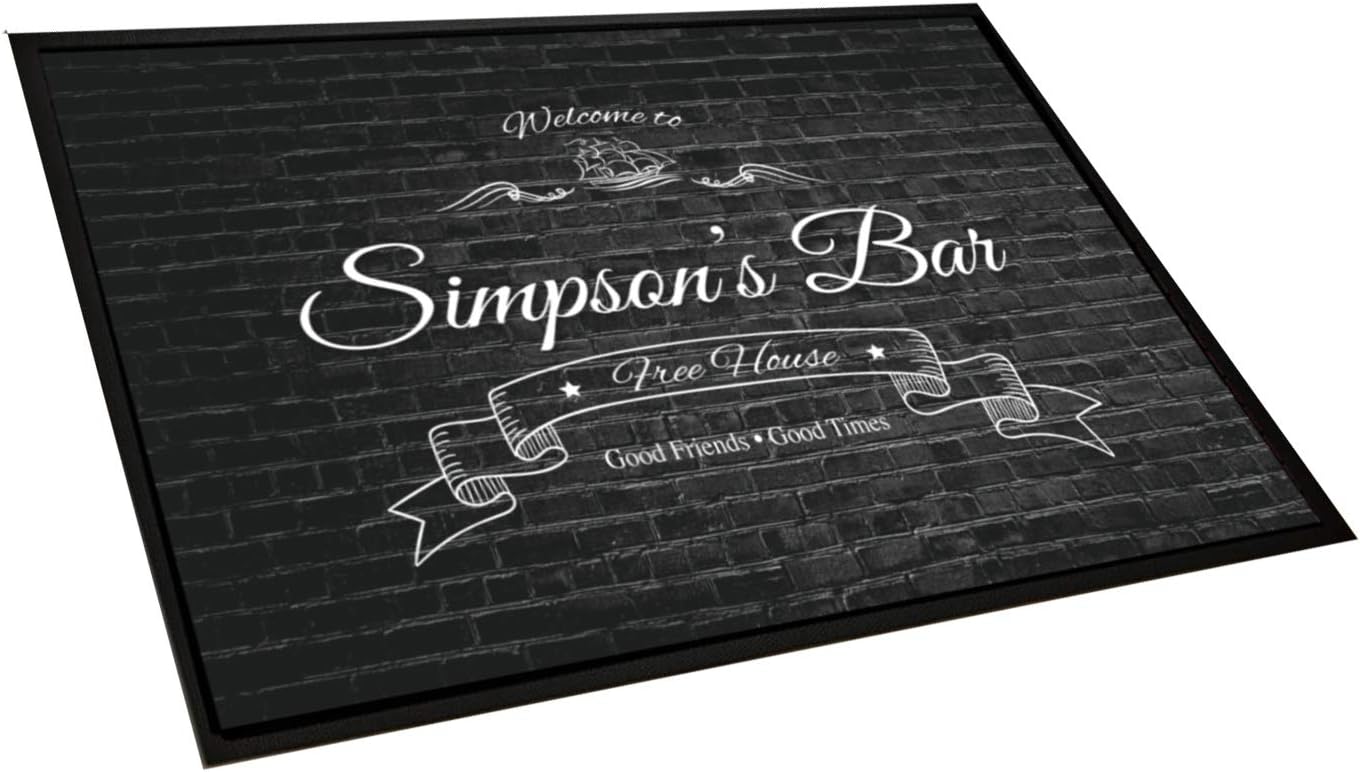 Amazon.com: Artylicious Personalised Door Mat for Home Bar, Bar, Pub ...
