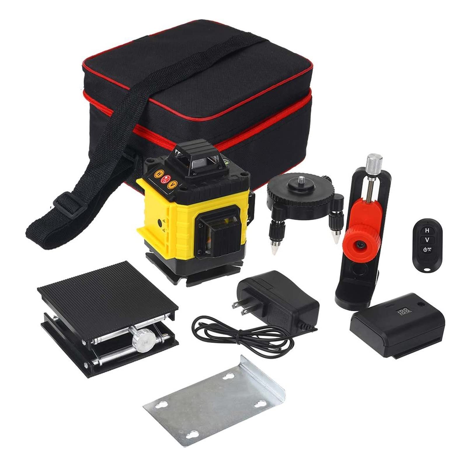 Pufan 4x360 Remote Control Laser Level Self Leveling 16 Lines ...