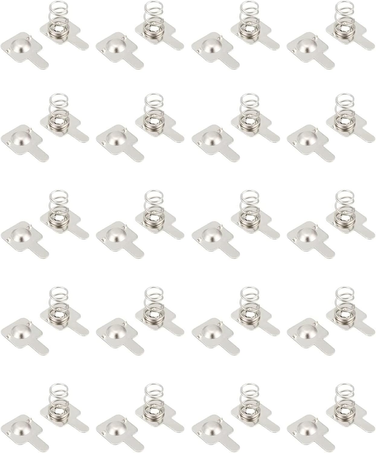 Amazon.com: AA AAA Battery Springs YQBOOM 20 Pairs Metal Batteries ...