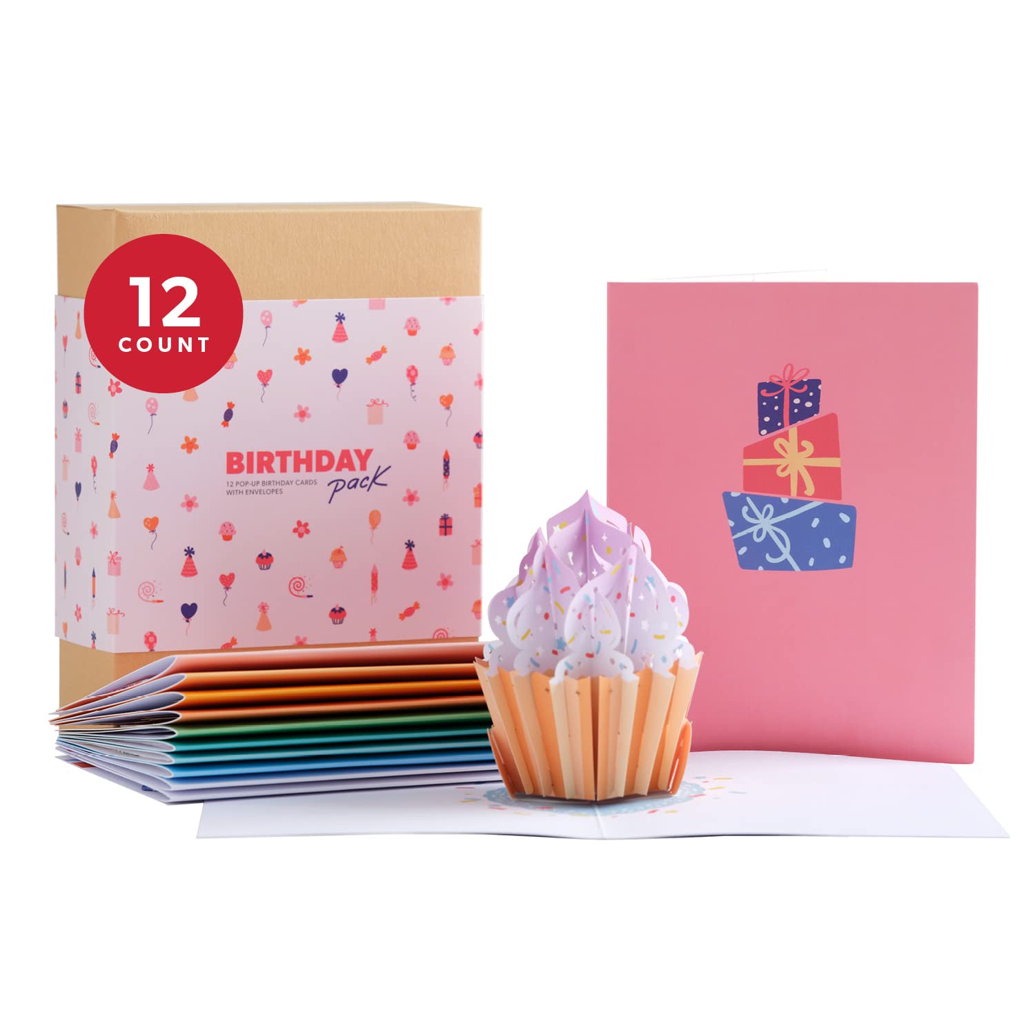 Lovepop 12 Count Birthday Box Set – 4.5 X 5.9 Inches, Pop Up Greeting ...
